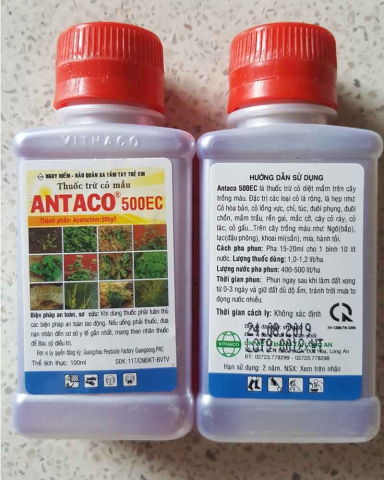 Thuốc trừ cỏ tiền nảy mầm Antaco 500EC hiệu quả diệt cỏ 99%